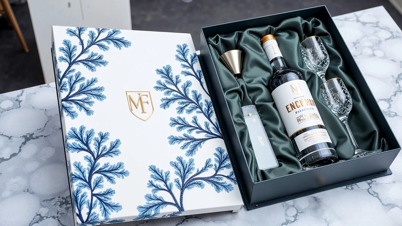 Luxury Brandy Packaging - Brandy Glass Bottle With Gift Box - LZ SUPPLY
